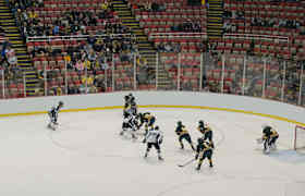 Michigan Wolverines at Michigan State Spartans Men's Hockey Munn Ice ...