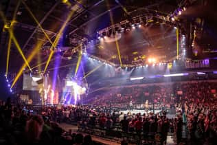 AEW Dynamite and Rampage Blue FCU Arena at The Ranch Events Complex ...