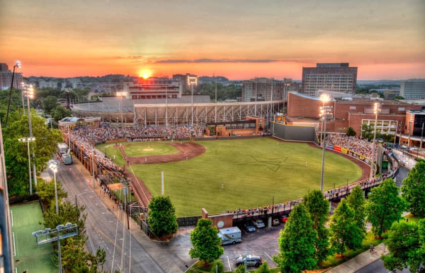 Florida Gators at Vanderbilt Commodores Baseball Hawkins Field ...