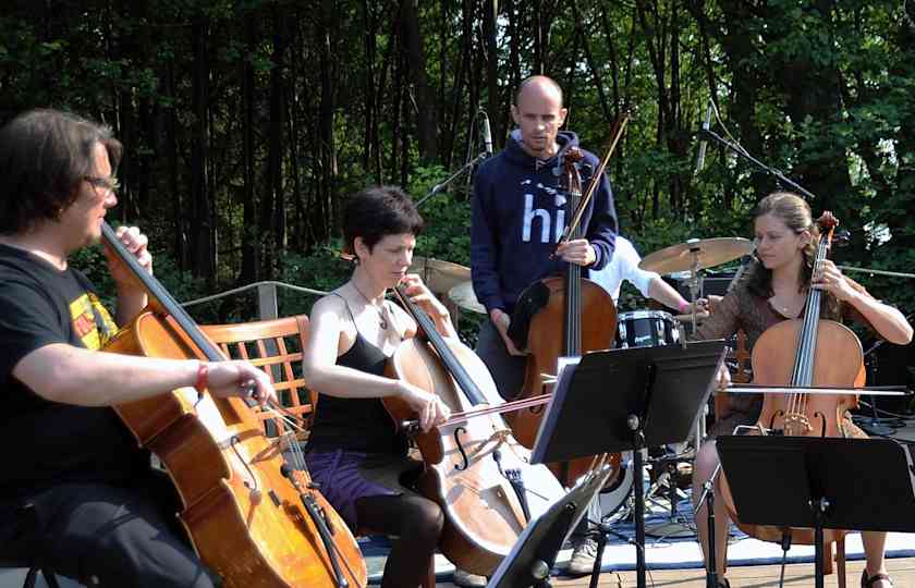 Portland Cello Project performs Radiohead Evangeline Atwood Concert ...